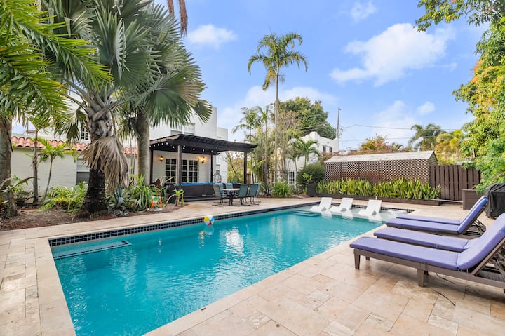3br Guest House W/ Heated Pool+fire Pit - West Palm Beach, FL