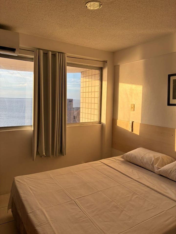 Flat Vista Para O Mar Na Ponta D’areia. - 상루이스