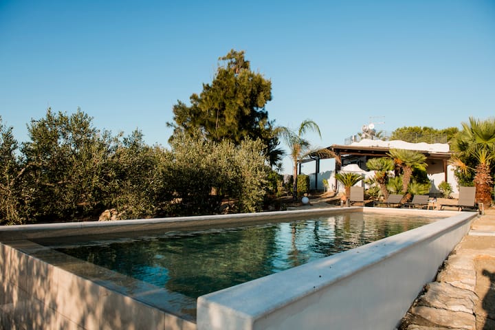 Villa Adele Alcamo, Piscina Privata E Privacy - Balestrate