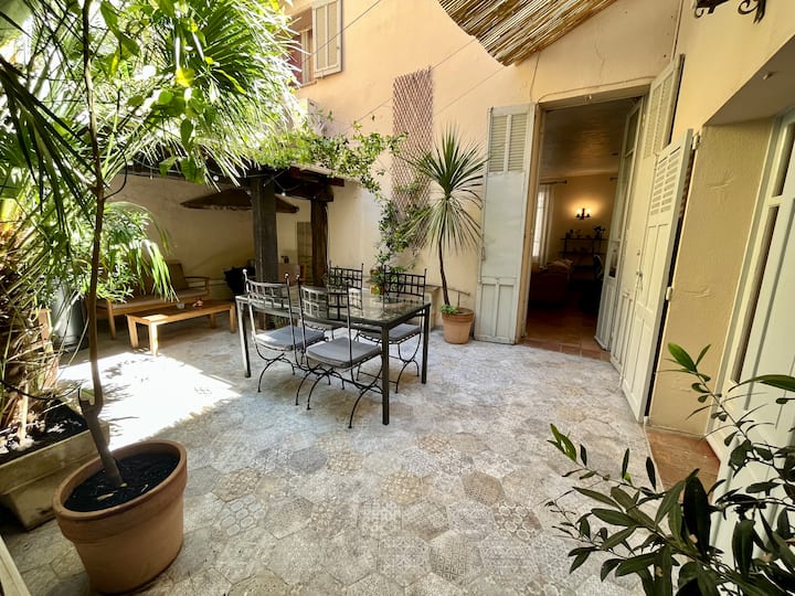 Maison De Ville -Patio- Proche Palais Festival - Cannes