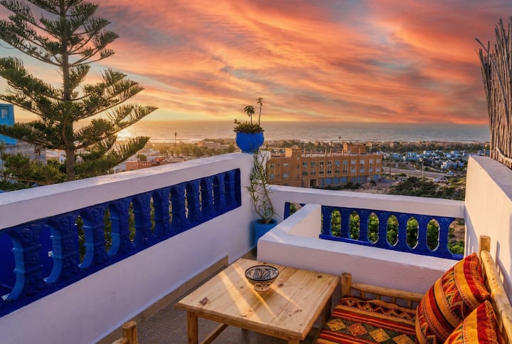 Charme Marocain, Terrasse Vue Mer - Taghazout