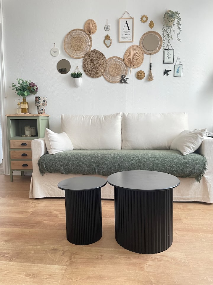 Appartement T2 Bohème, Proche Métro Lyon - Brignais