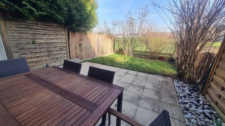 T2 Calme Avec Jardin, Parking Privé, Proche Centre - Roche-la-Molière