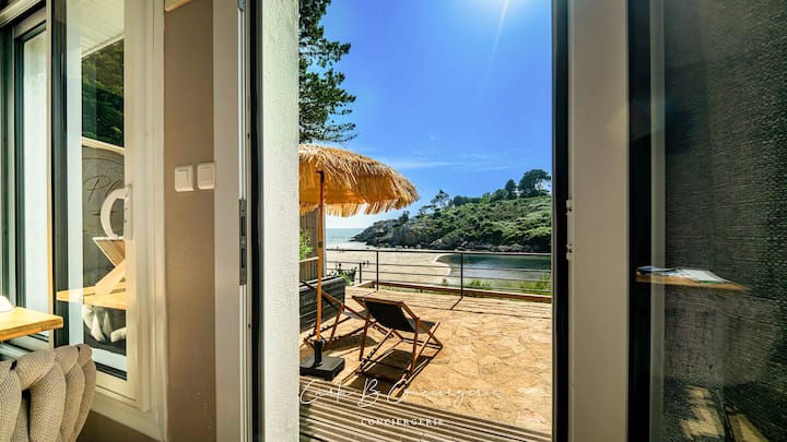 Studio 2 P Face à La Mer Plage De Rospico&nbsp;Nevez - Névez