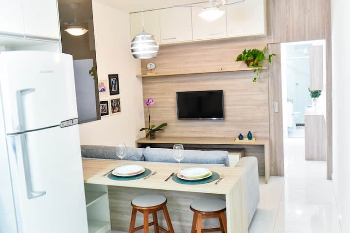 Loft Aconchegante, Praia Do Canto. - Vitoria