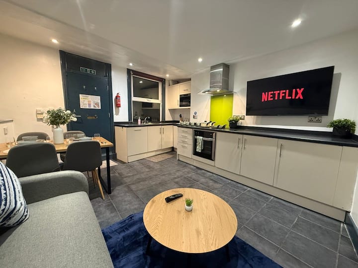Spacious 1br Cityapt•parking•55” 4ktv•sleeps 4 - Sheffield