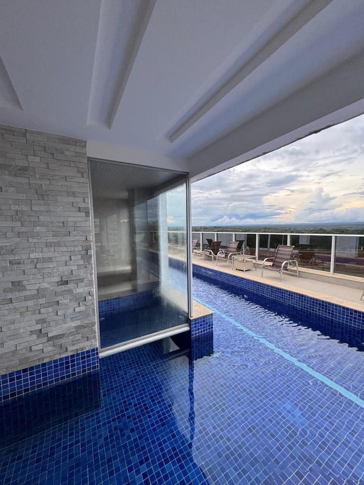 Apartamento No Noroeste | Piscina + Academia - Brasília