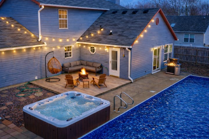 Greenwood|pool|hottub|gameroom|sleeps14|pet Ok - Greenwood, IN
