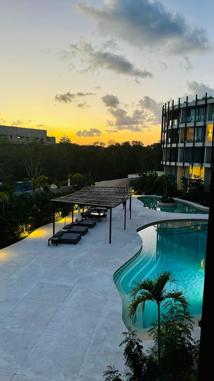 Luxury Studio Private Pool +Jungle View+beach Club - メキシコ