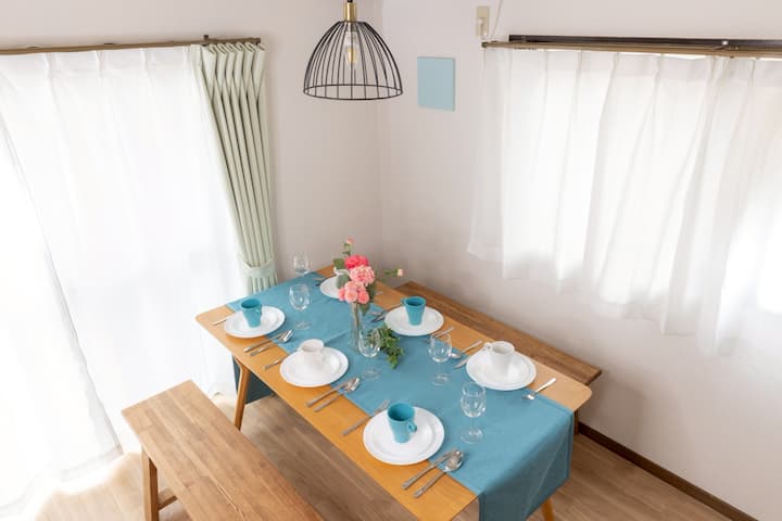 New／家族でだんらん／最大6名・ワイドキング／レトロモダン／岡山駅15分・早島ic20分 - Okayama, Japan