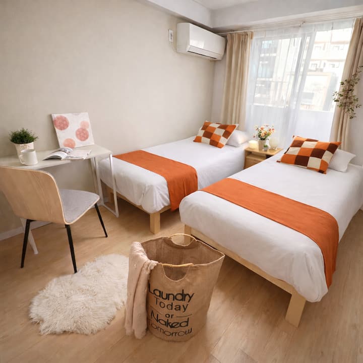 夏休み限定セール｜浅草徒歩圏｜駅5分｜静かな2階1k｜空港直通 - Tokio