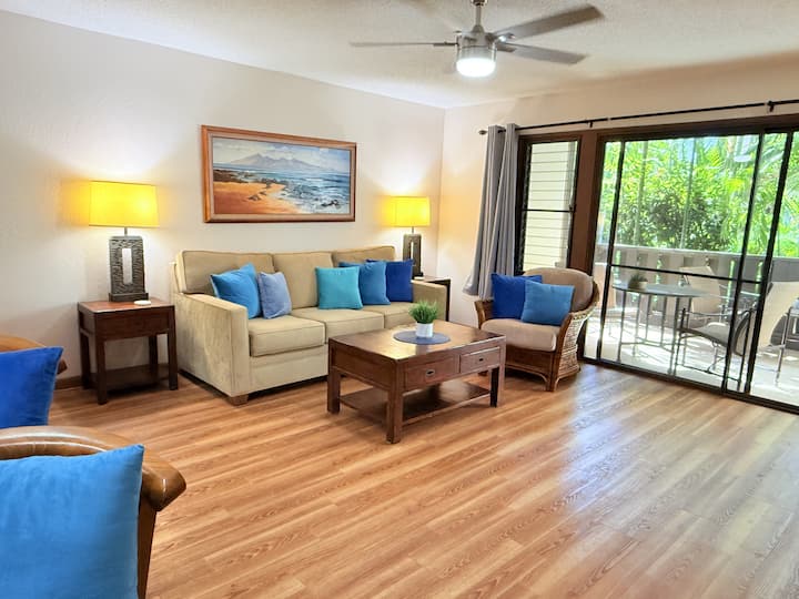 Kihei Retreat/lit King Size/jardin Zen/piscine/en Face De La Plage - Maui