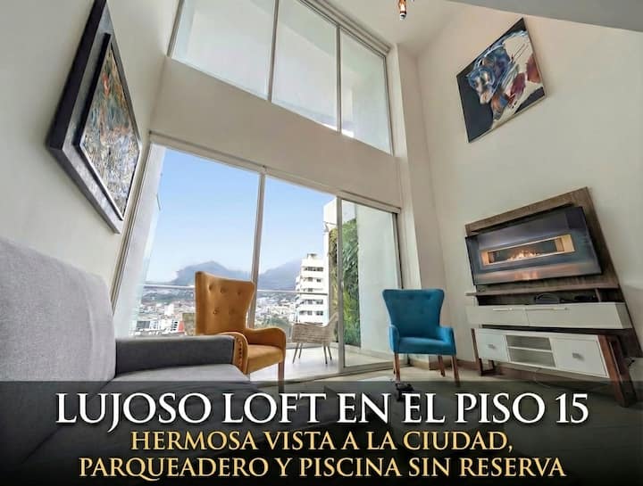 City View Loft 15th Floor, Pool & Parking - Quito