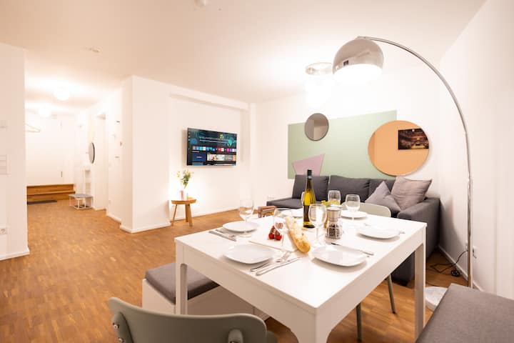Yellow Submarine Suite | Center | Kitchen | 2 Sz - Halle (Saale)