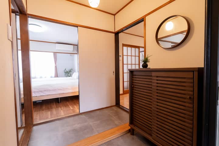 【マンスリー】長期滞在者向け！駅から徒歩2分/wi-fi無料/６名まで宿泊可能/古き良き街並み - Kawasaki