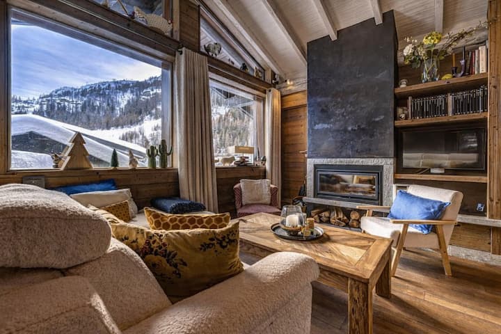 Apartment - Fireplace & Terrace - 2 Min To Slopes - Tignes