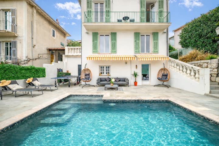 Grande & Belle Villa - Piscine - Proche Du Centre - Nice