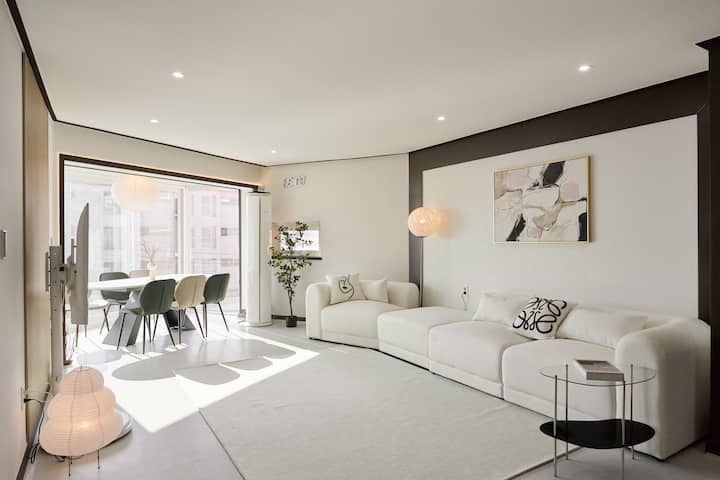 루나스테이/해운대 달맞이길 오션뷰 3룸 - Busan