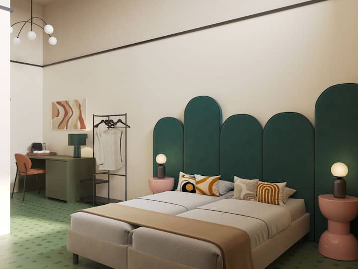 Luxury Private Room Double + Double | Quo Milano - Milan