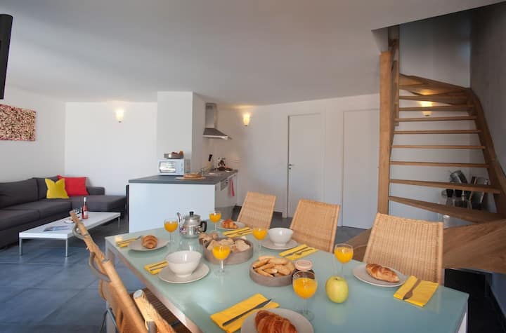 Maison Alzu Piscine En Plein Cœur Du Maquis - Figari