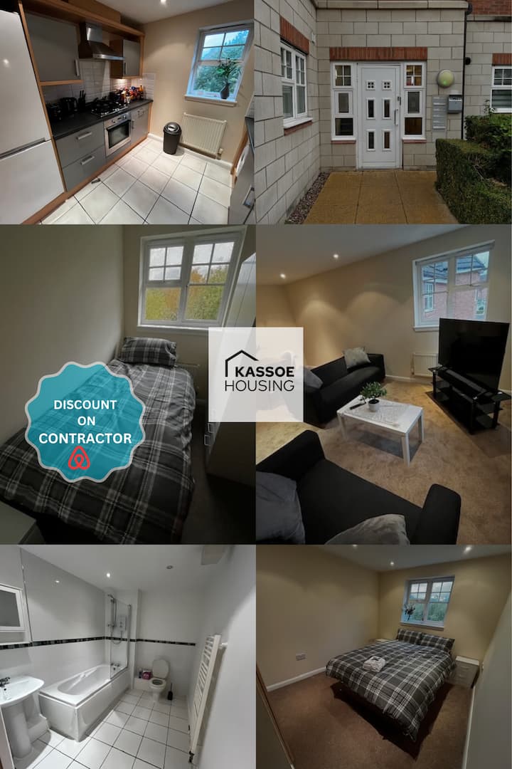2 Bedroom Contractor-friendly Apartment - Northwich