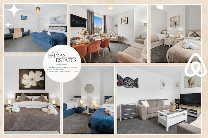 6 Bedroom House In Warrington Centre (Sleeps 12) - Warrington, United Kingdom