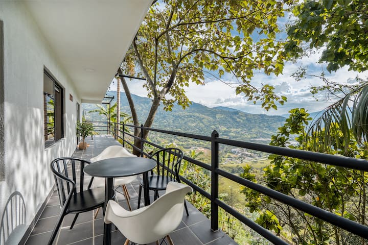 Cabaña Panorámica 2 Hab/jacuzzi Cerca De Medellín - Copacabana