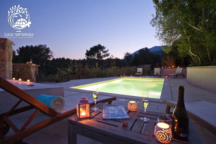 Maison Zetta Piscine Au Cœur Du Maquis - Figari