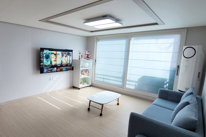 #44 삽교호놀이동산 도보 5분. 투룸. 최대4인. 무료주차. 아동동반가능. 반려동물 불가 - 송악읍