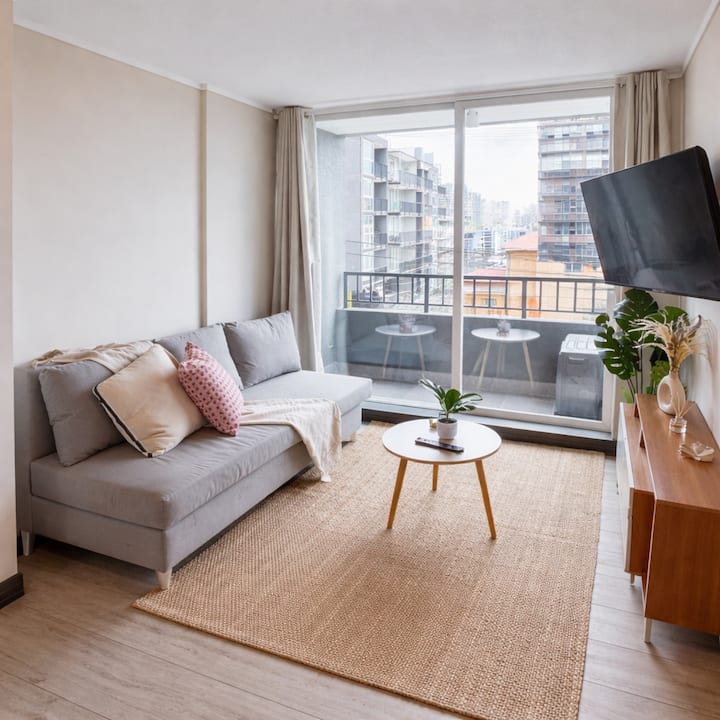 Depto. Max. 4| Estadio N.| Check In 24 H| Parking. - Macul