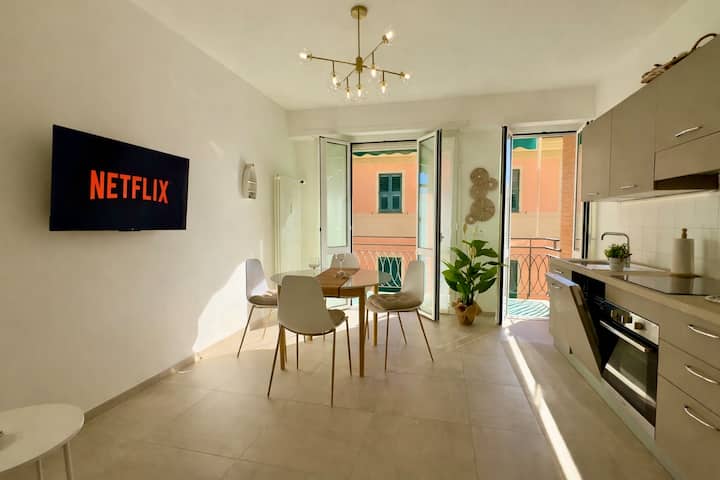 Bilocale 50m Dal Mare | Ac |Terrazzo Bike Friendly - Finale Ligure