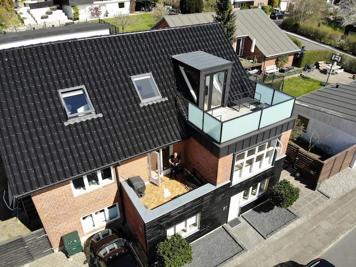 Lækker Udsigt, Nymoderniseret & Stor Tagterrasse - Kolding