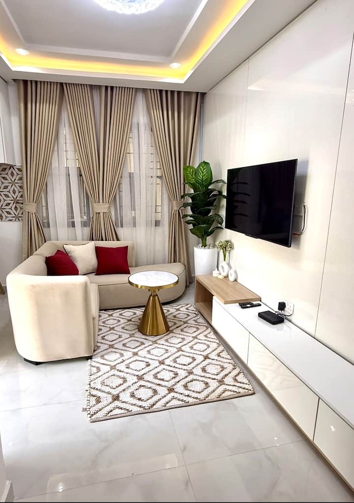 New! One Bed Apartment, Fast Wifi, 24/7electricity - Abuja