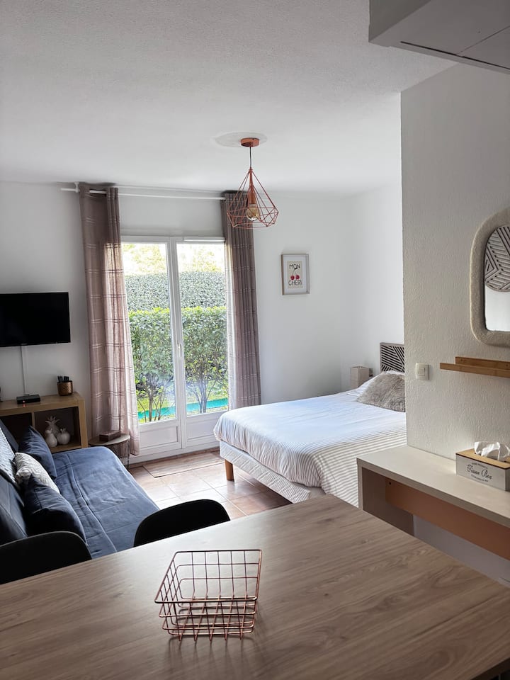 Studio Cosy 4 Couchages Proche De Cannes - Mougins