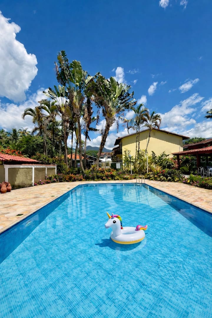 Casa Com Piscina No Condomínio Mata Atlântica - Paraty