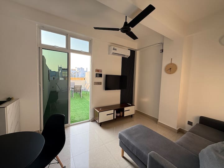 2br Hulhumalé Apt W/ Terrace • 2 Min Walk To Beach - Maldives