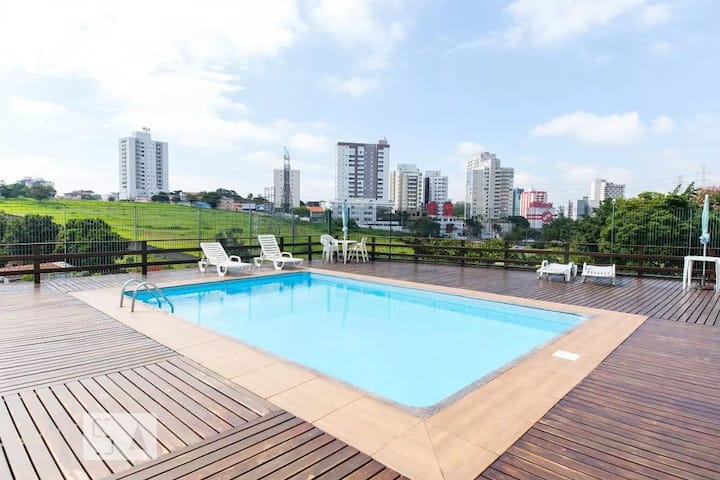 Flat Funcional No Centro De Sjc. - São José dos Campos