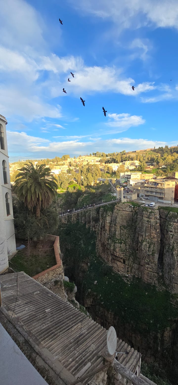 F2 Avec Une Vue Dégagée Sur Les Ponts Et Le Rhumel - Constantine