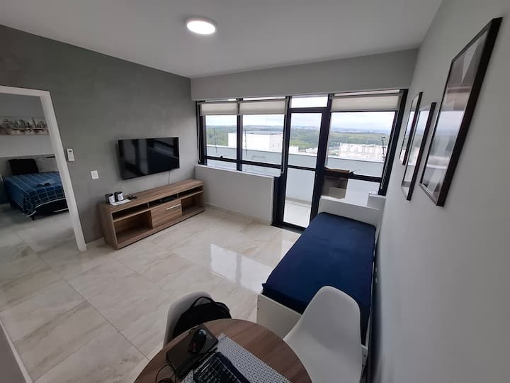 Maravilhoso Apartamento Duplo Com Ar Condicionado - Barueri