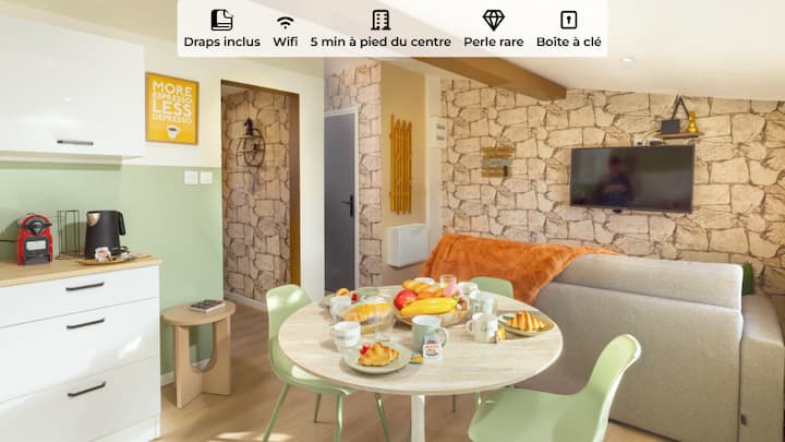 Cap Color *Parking Gratuit Public*4 Guests*moderne - Limoux