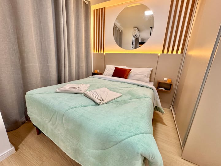 #Top One# Studio New England Charmoso C/ Piscina - Curitiba