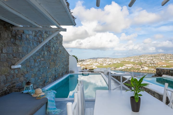 Mykonos Tommaso Villa• Iconic Pool •Sea View - Mykonos
