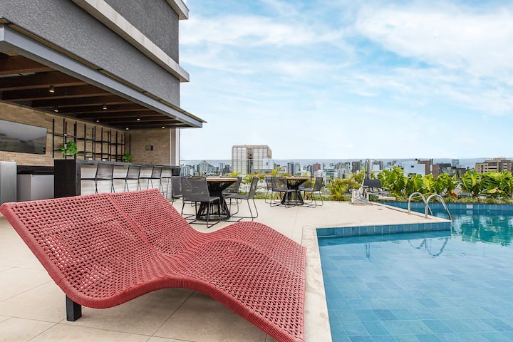 Temple 1010 | Piscina, Hall 24h, Vista E Garagem - Curitiba