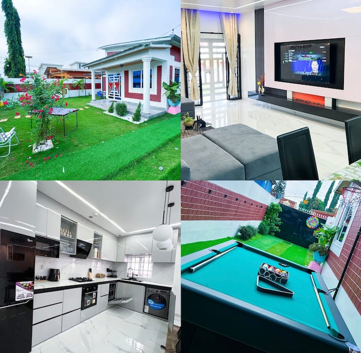 Nybyggd Villa Med Trädgård & Biljard – Cite Talon - Benin