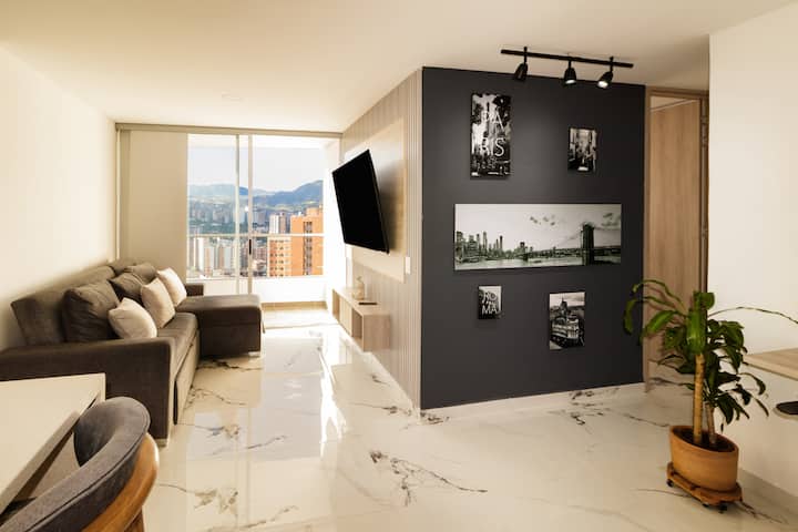 Apartamento Premium Con Vista A La Ciudad - Sabaneta