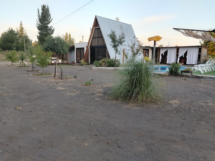 Cabaña Más Piscina Y Tinaja - Cabrero, Chile