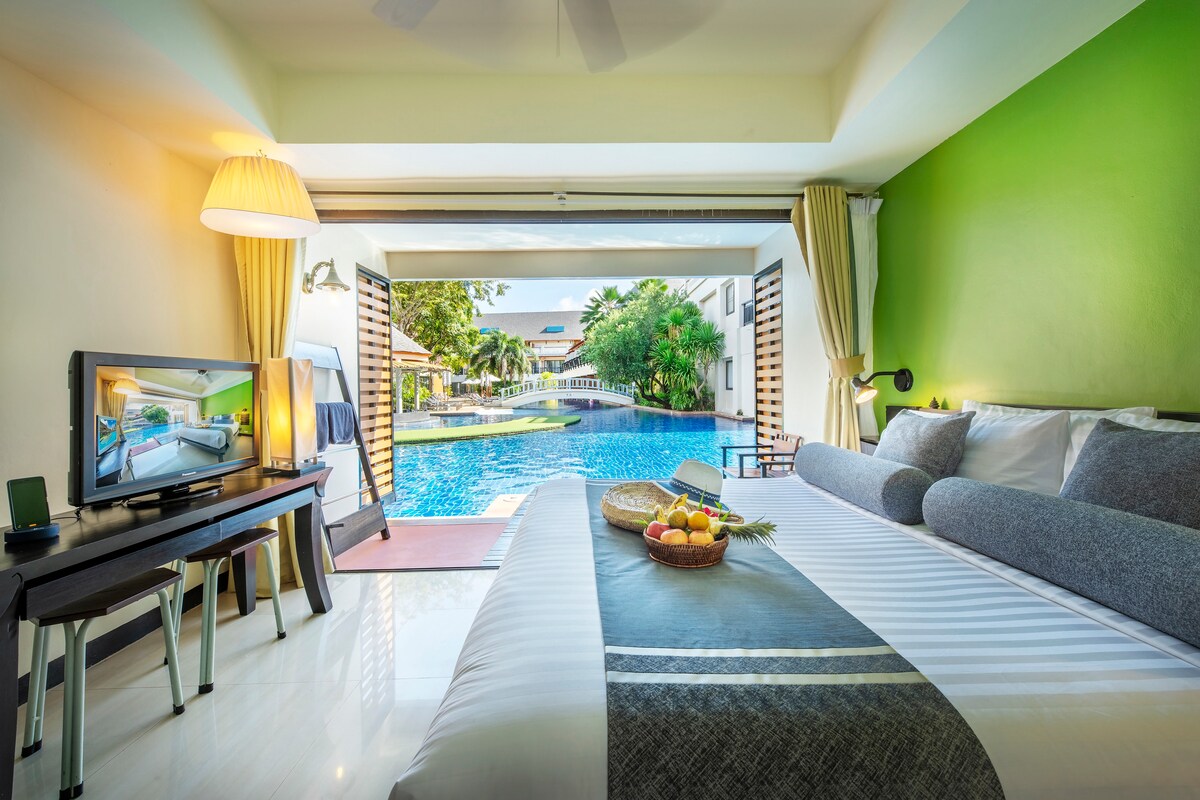 Suite Or avec accès à la piscine 2- Chada Lanta Beach Resort - Hôtels à ...