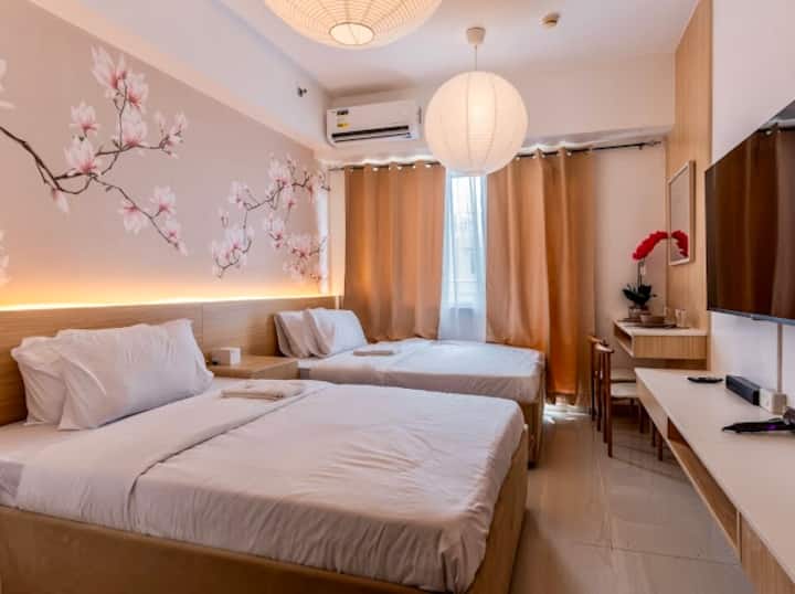 Bright Sakura Twin Suite • Brand New • Fast Wifi - Bacoor