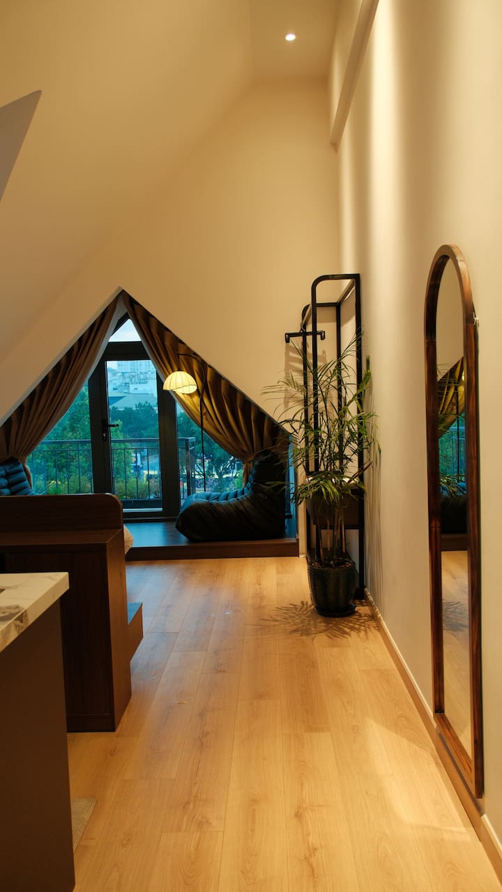 Căn Hộ Studio áP Mái View Thành Phố - 달랏