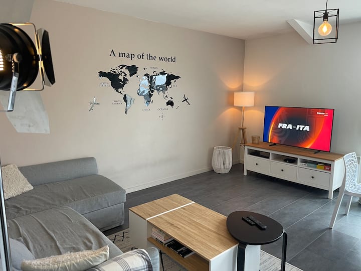 Appartement Cosy 2 Chambres Axe Nantes - Pornic - Planète Sauvage